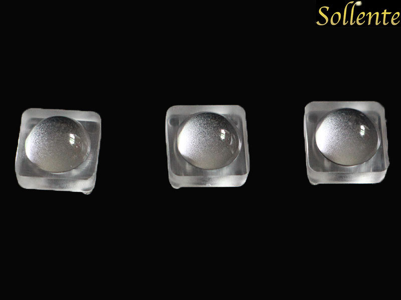 10Mm 80 Degree LED Optics Lenses , 3 Watts Led Light Components Parts ...