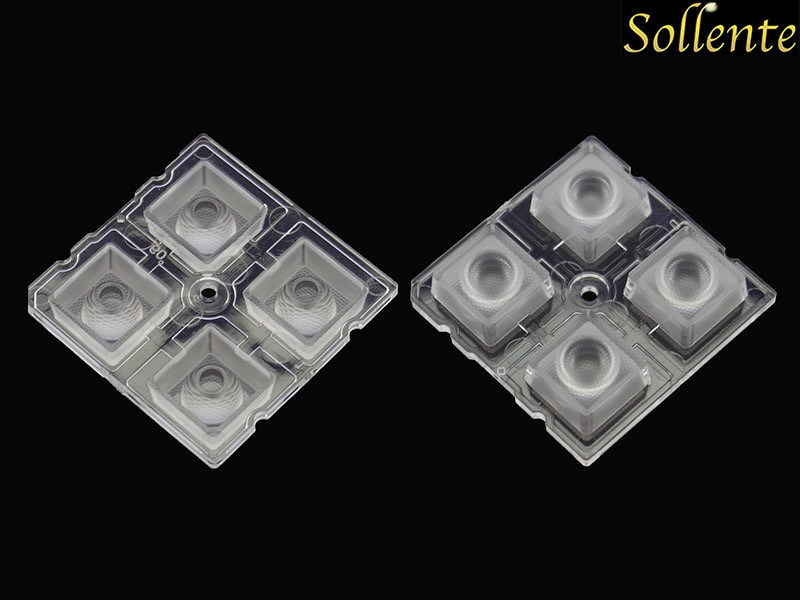 High Efficiency 60 Degree High Power Led Optics Lenses 1-3 Watt Cree ...