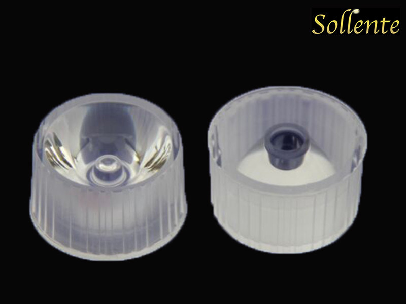 22Mm 45 degree High Power Led Collimator Lens , High Transmittance Lens ...