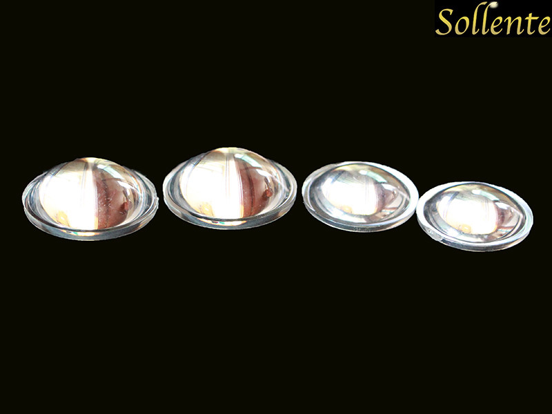 23 Mm Clear Lente Plano Convexa , PMMA Torch LED Optical Lens