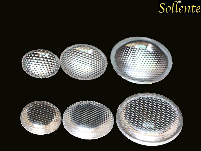 Acrylic Plano Convex LED Light Lens Reflector Bead Surface For LED ...