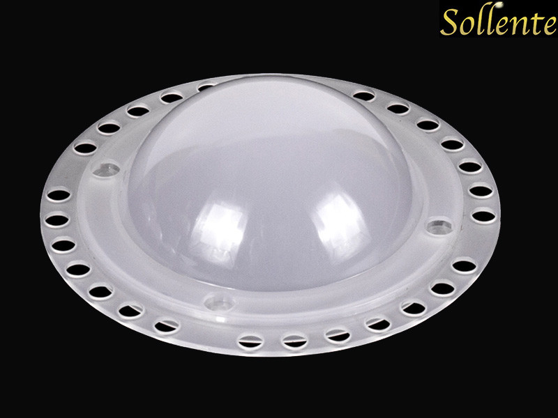 Frosted Plastic PC Spot Light LED Lens Cover 120mm 120 Degree