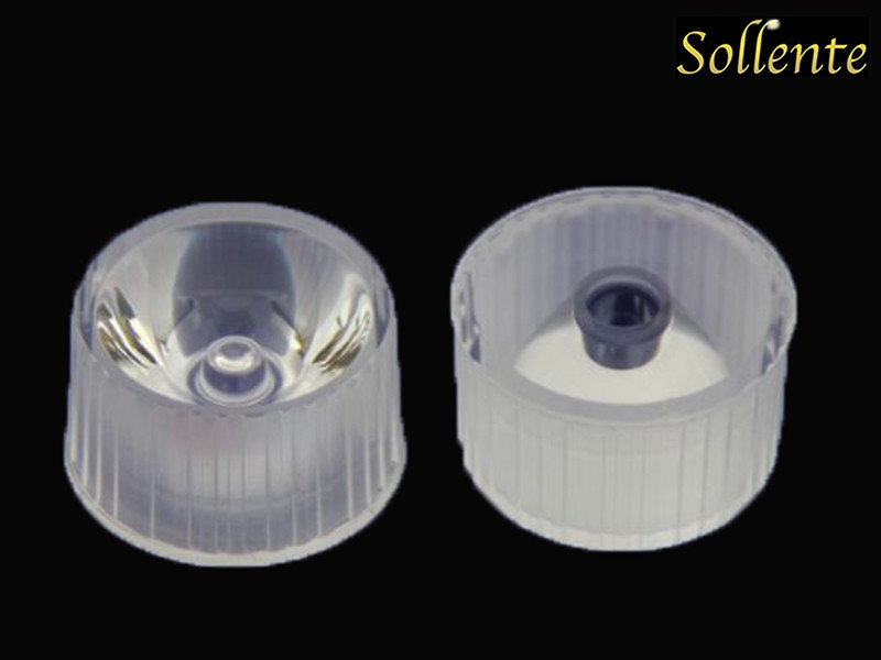 22Mm 45 degree High Power Led Collimator Lens , High Transmittance Lens ...