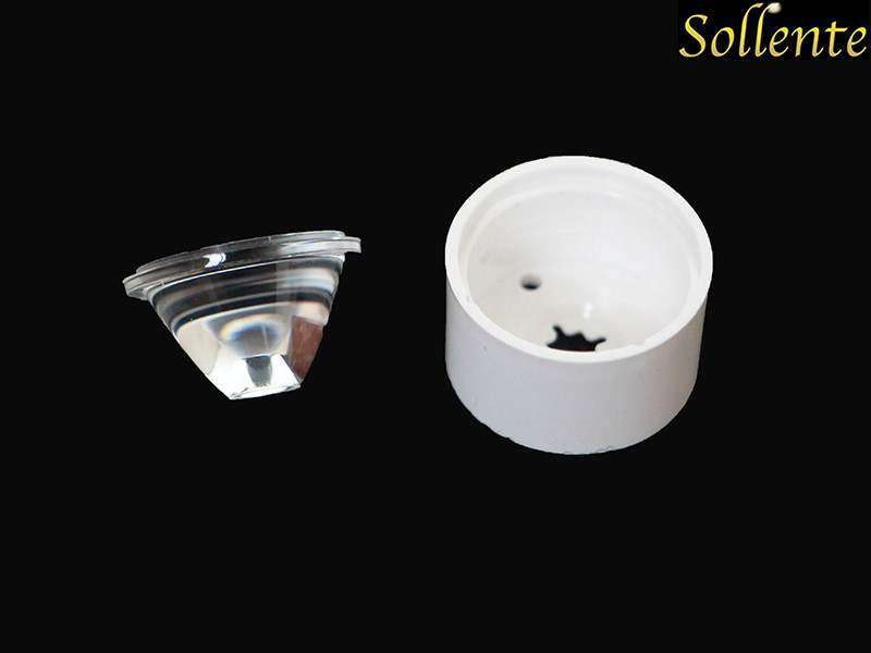 20mm 1W 3W Optical PMMA LED Lens Concave Frosted For Led Spotlight Lens
