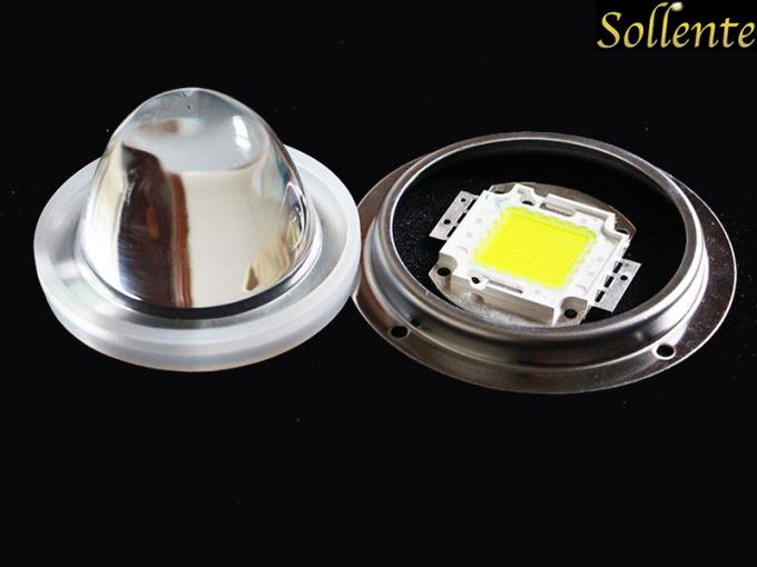 45 Degree Floodlight White COB LED Modules With Metal Holder , Silicon ...