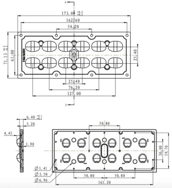 Peanut Array Led Lens 12 In 1 For Led Tunnel Lighting Modules